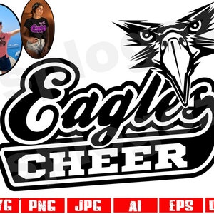 Eagles Cheerleading Svg Eagle Cheerleading Svg Eagles Cheerleading Png ...