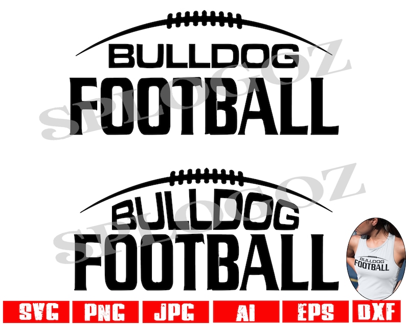 Bulldog Svg Bulldogs Svg Bulldog Football Logo Digital - Etsy