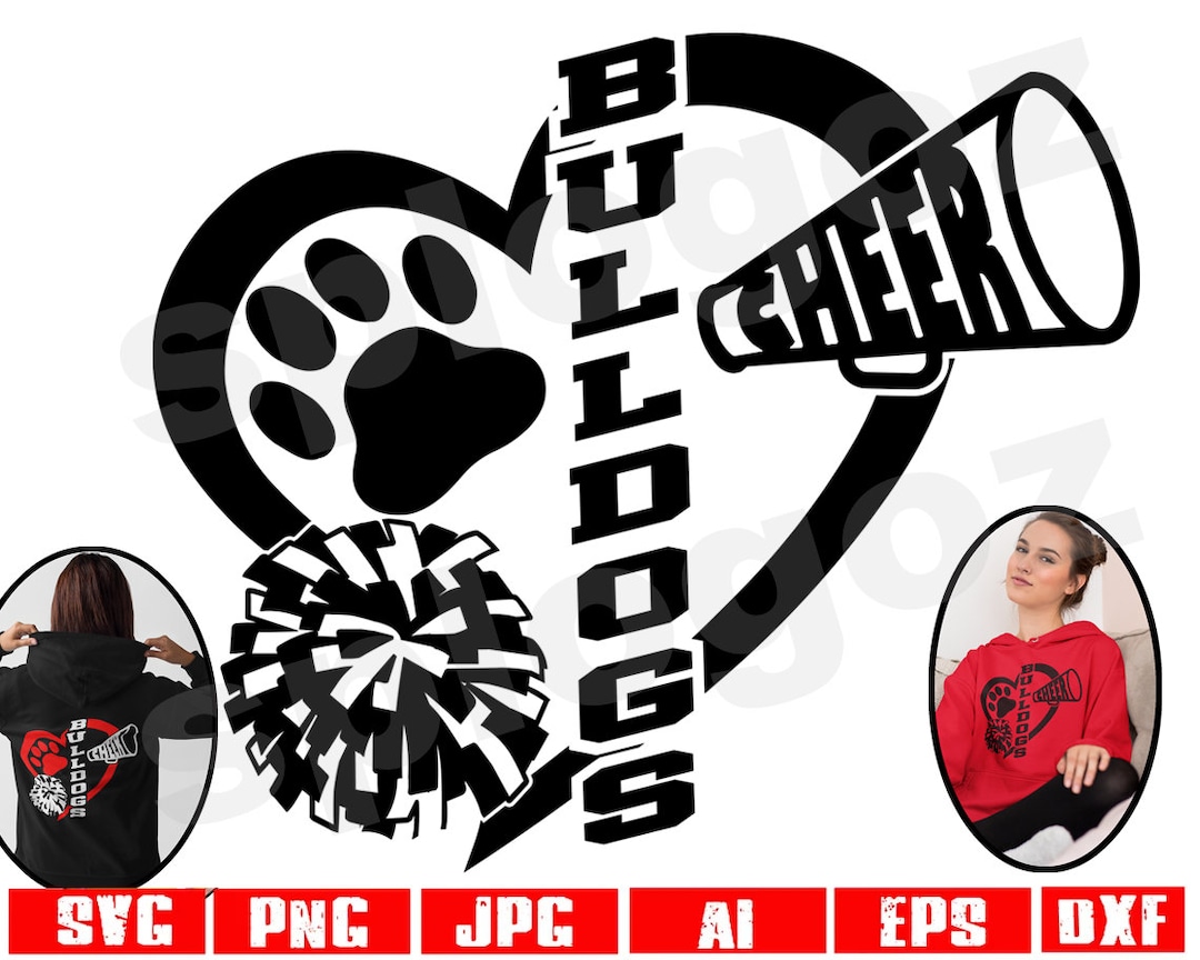 Bulldogs Cheer Svg Bulldog Cheer Svg Bulldog Cheer Png Bulldogs Svg Bulldog Svg Bulldogs Mascot ...