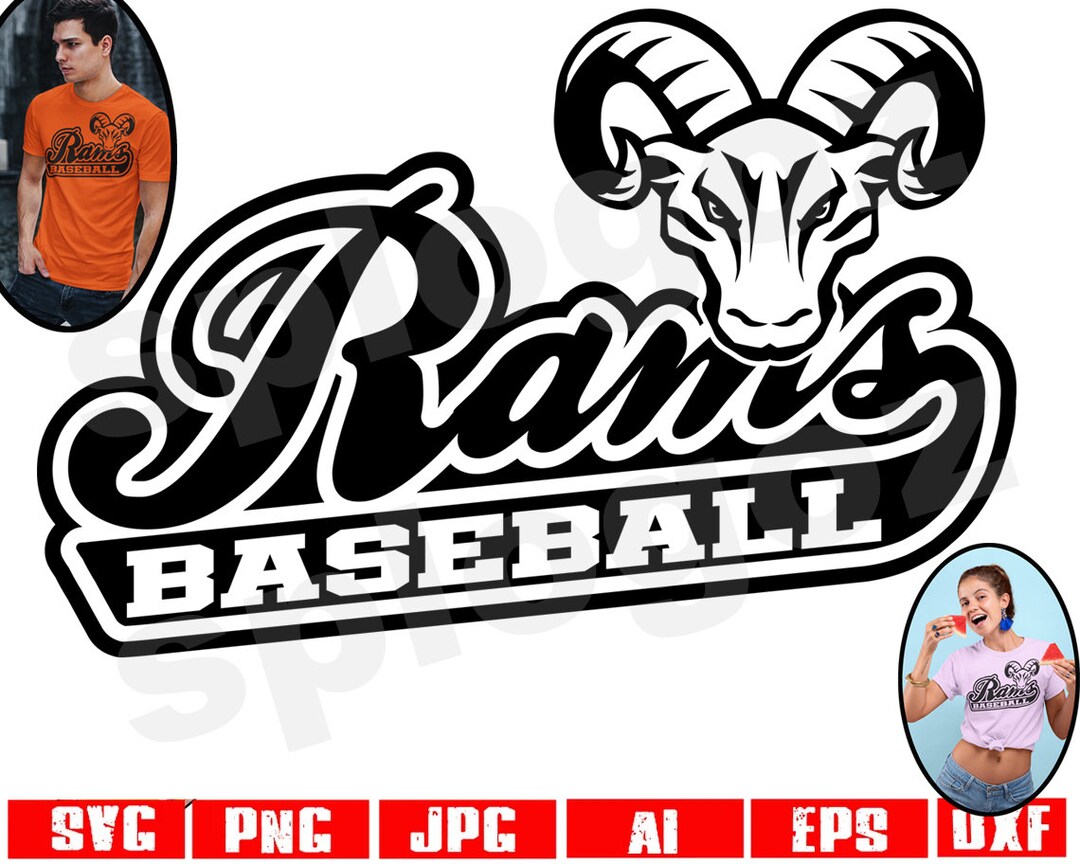 Rams Baseball Svg Ram Baseball Svg Rams Baseball Png Rams Baseball ...