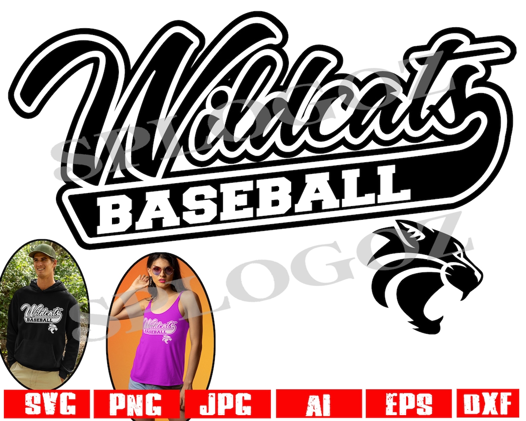 Wildcats Baseball Svg, Wildcat Baseball Svg, Wildcats Svg, Wildcat Svg ...