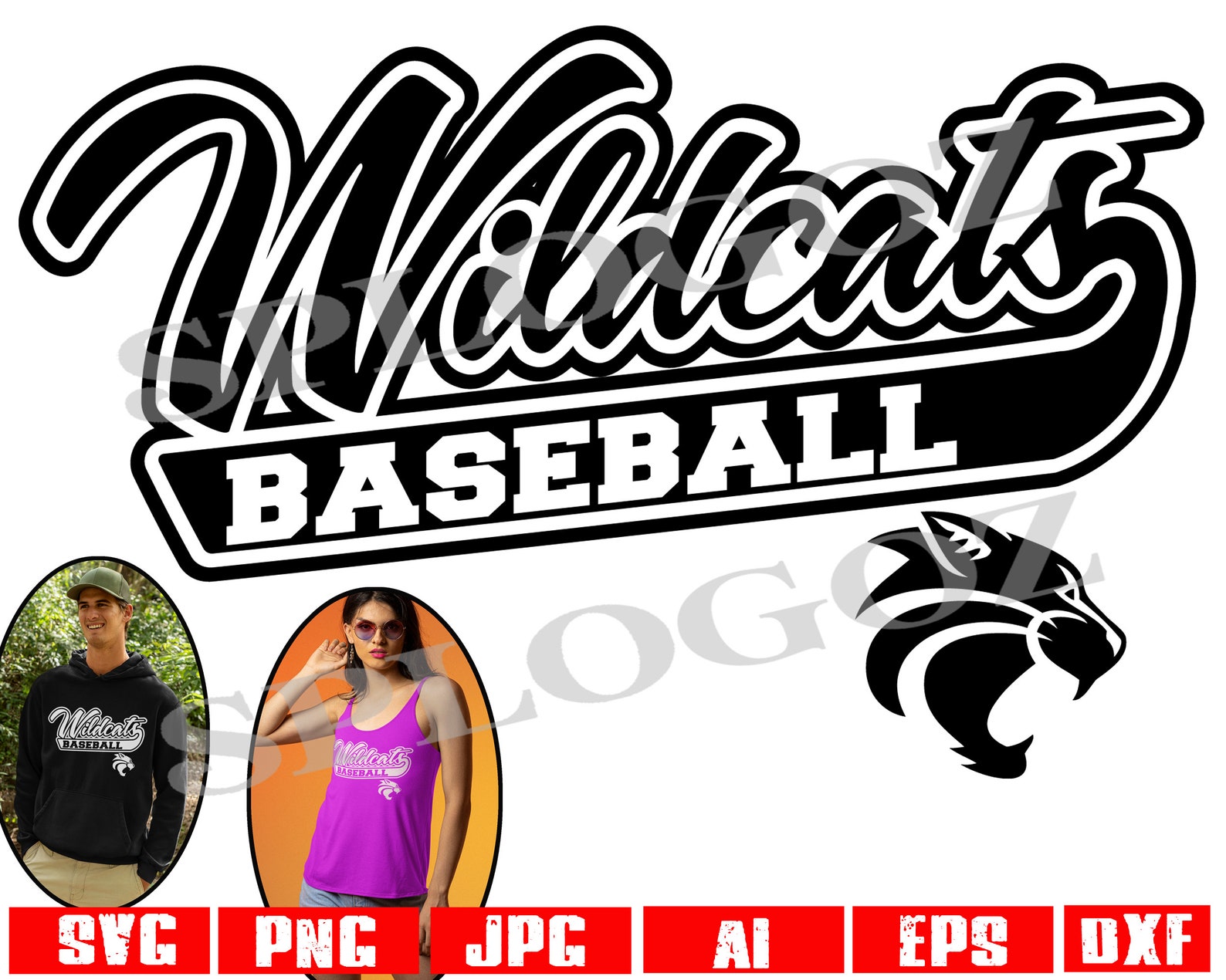 Wildcats Baseball Svg, Wildcat Baseball Svg, Wildcats Svg, Wildcat Svg ...