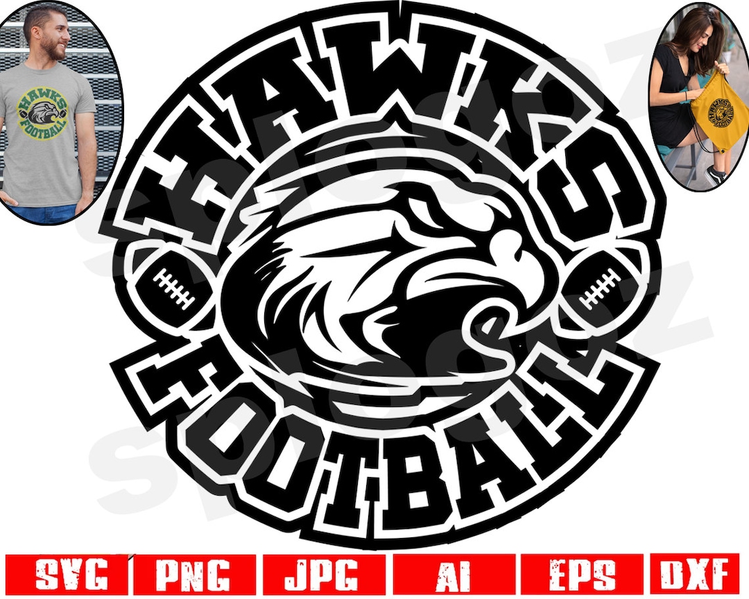 Hawks Football Svg Hawk Football Svg Hawks Football Png Hawks Svg Hawk ...
