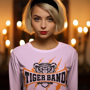 Tiger Band Svg Tigers Band Png Tiger Svg Tigers Png School Spirit Svg ...
