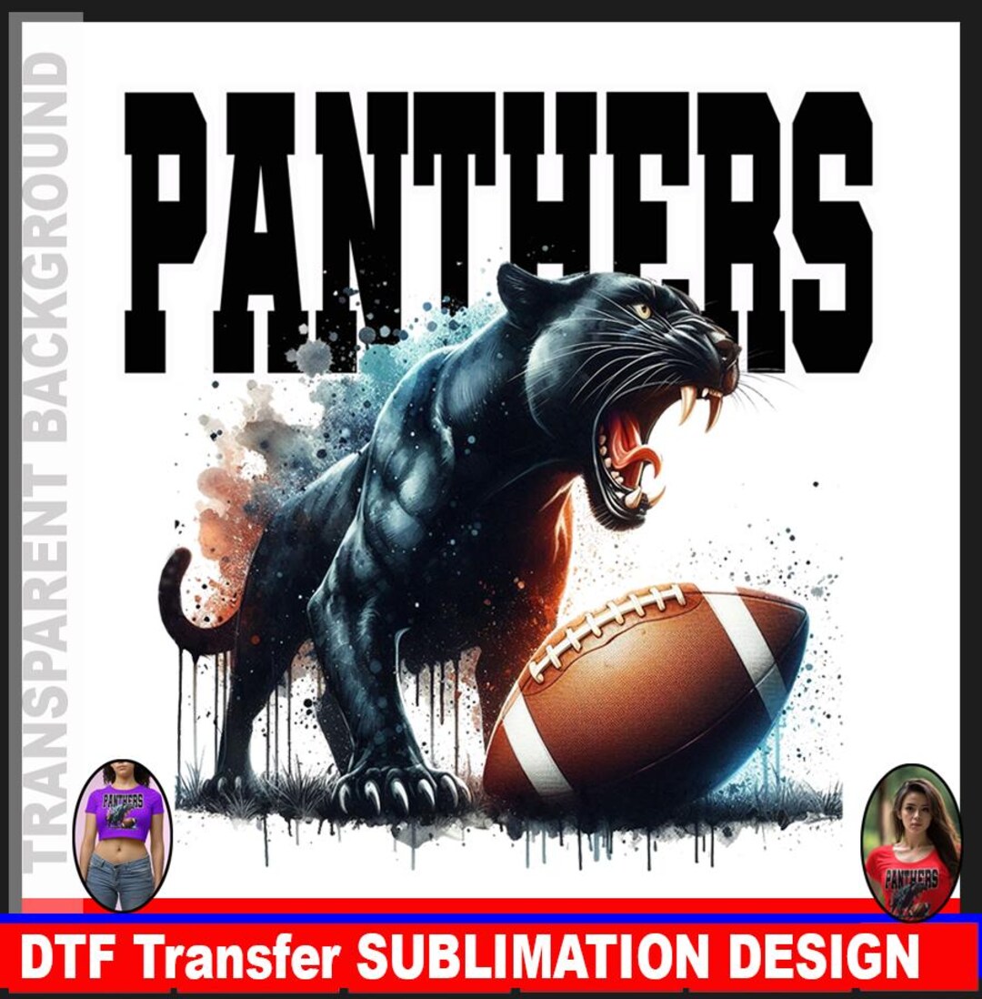 Panthers Football PNG, Panthers Sublimation, Panthers Shirt Png ...