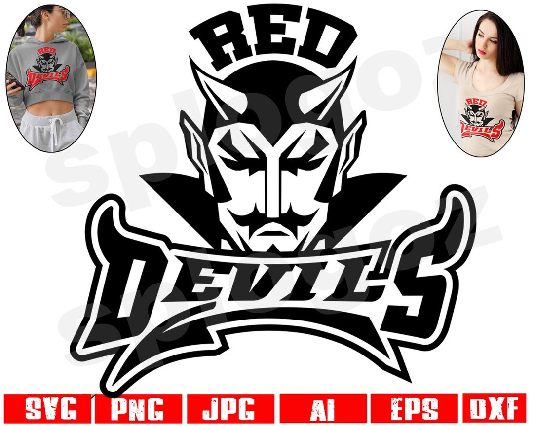 Red Devils Svg, Red Devil Svg, Red Devils Png, Red Devils Sports, Red ...