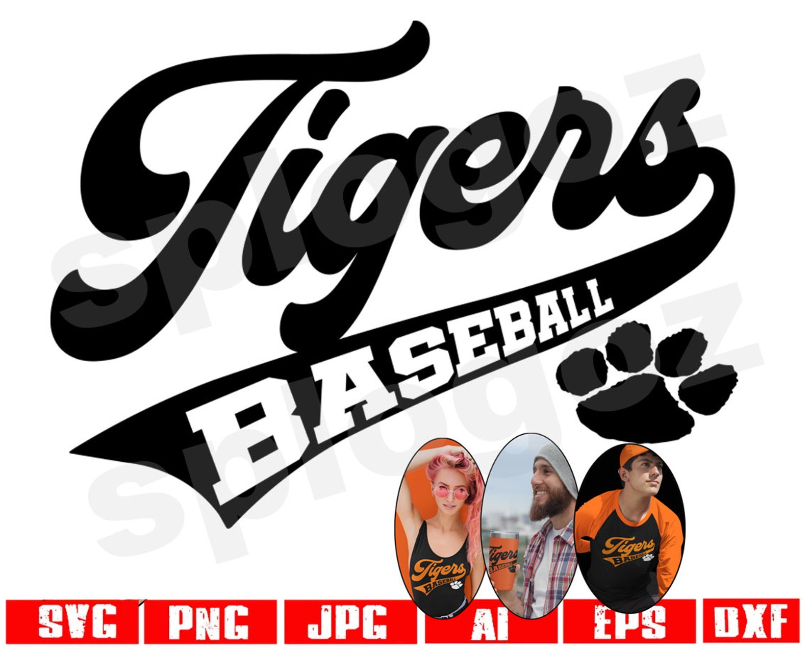 Tigers Baseball Svg, Tiger Baseball Svg, Tigers Baseball Png, Tigers ...