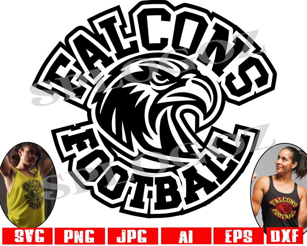 Falcons Football Svg, Falcon Football Svg, Falcons Svg, Falcon Svg ...