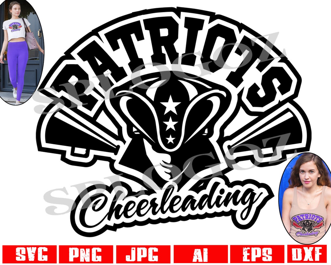 Patriots Cheerleading Svg, Patriot Cheerleading Svg, Patriots Svg ...