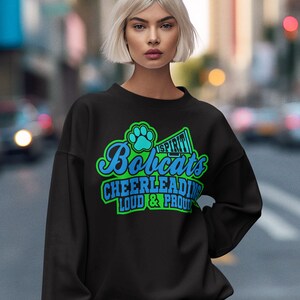 Bobcats Cheerleading Svg for Digital Download School Spirit Shirt ...
