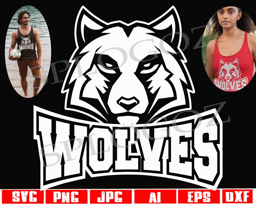 Wolves Svg, Wolves Svg File, Wolfs Svg, Wolf Svg, Wolves Mascot Svg ...