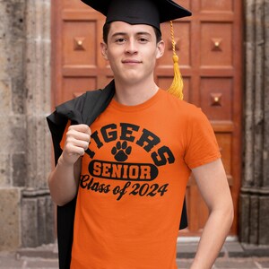 Tiger Graduation Class of 2024 Svg School Graduation Shirt 2024 ...