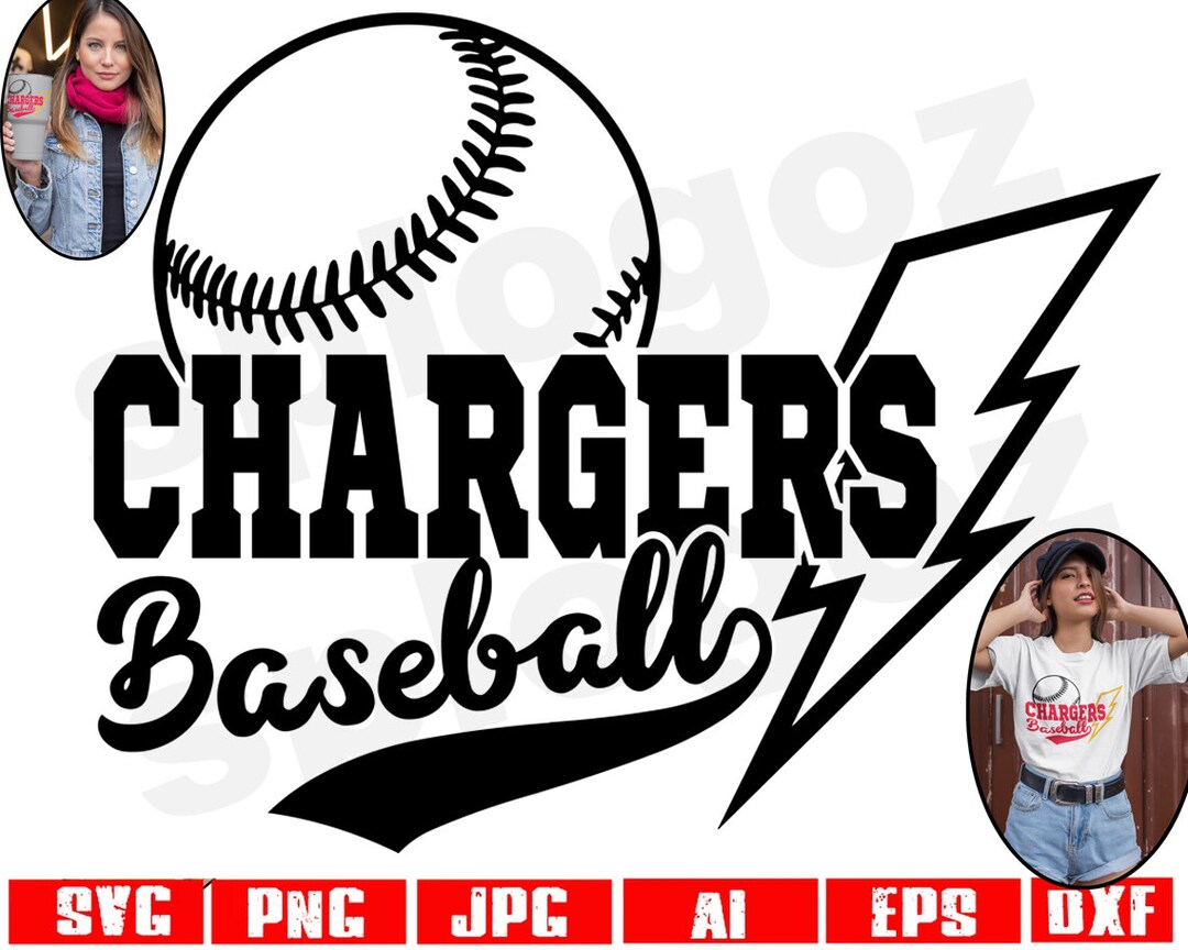 Chargers Baseball Svg, Charger Baseball Svg, Chargers Svg, Charger Svg ...
