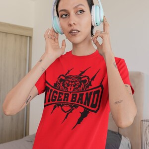 Tiger Band Svg Tigers Band Png Tiger Svg Tigers Png School Spirit Svg ...