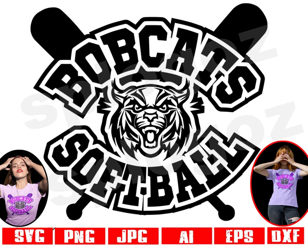 Bobcats Softball Svg Bobcat Softball Svg Bobcats Svg Bobcat Svg Bobcats ...