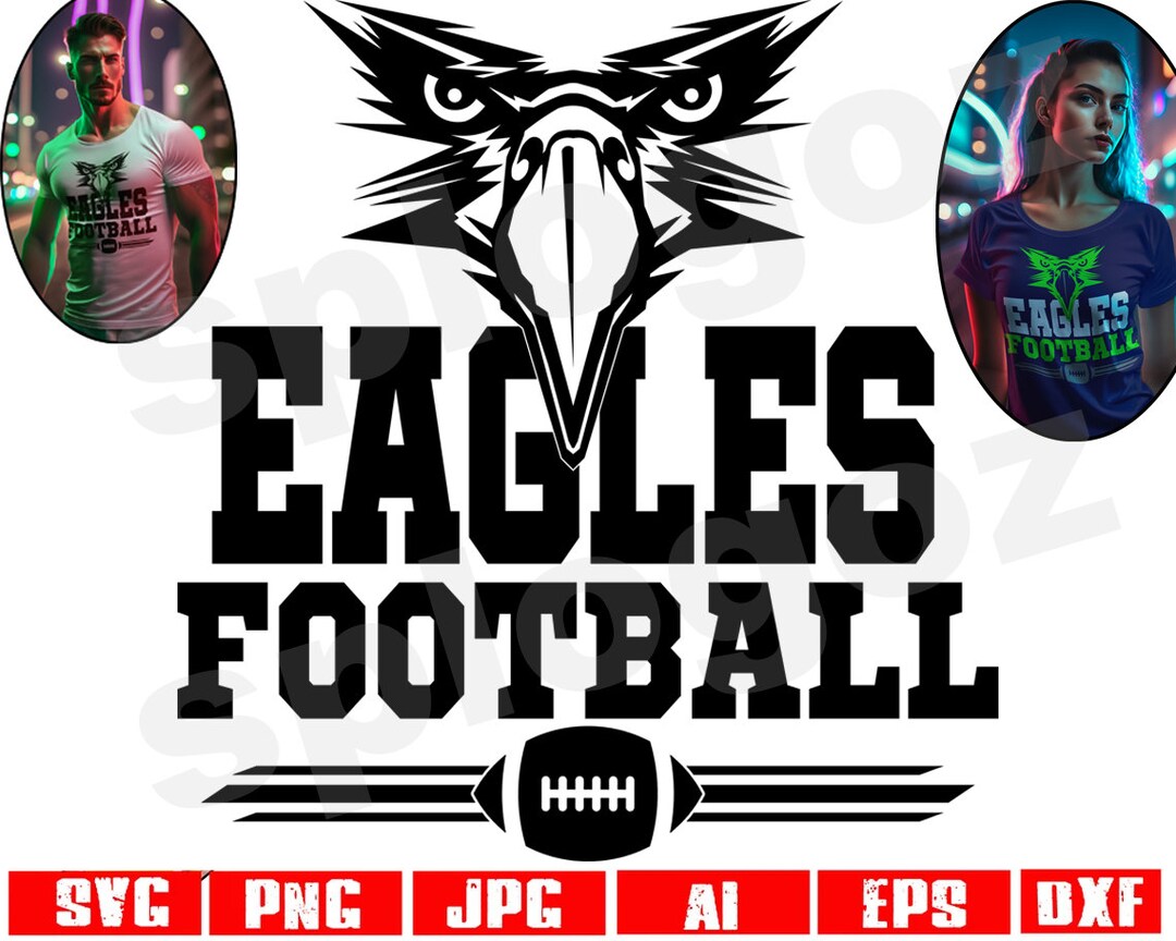Eagles Football Svg Eagle Football Svg Eagles Football Png Eagles ...