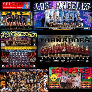 Team Sports Banner Custom Banner Sports Banner Sport Graphic Design All ...