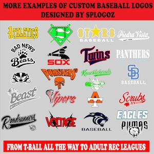 Baseball Graphics Baseball Logo Custom Baseball Logo Svg Custom Team ...