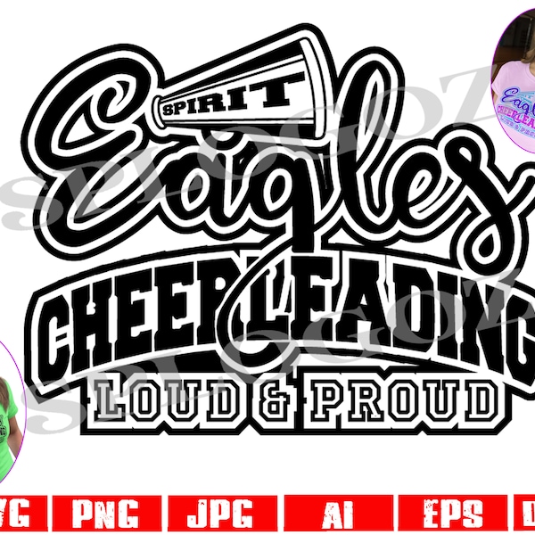 Eagles Cheerleading Svg - Etsy
