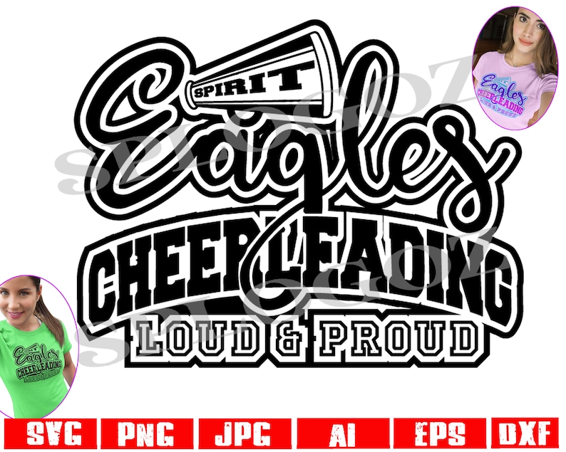 Eagles Cheer Svg Eagle Cheer Svg Eagles Cheerleading Svg - Etsy