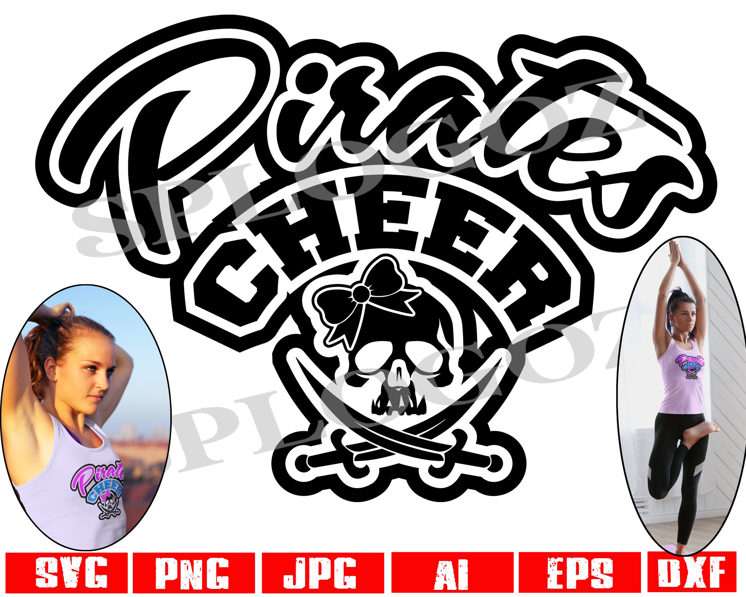 Buy Pirates Cheer Svg Pirate Cheer Svg Pirates Cheerleading Svg Online ...
