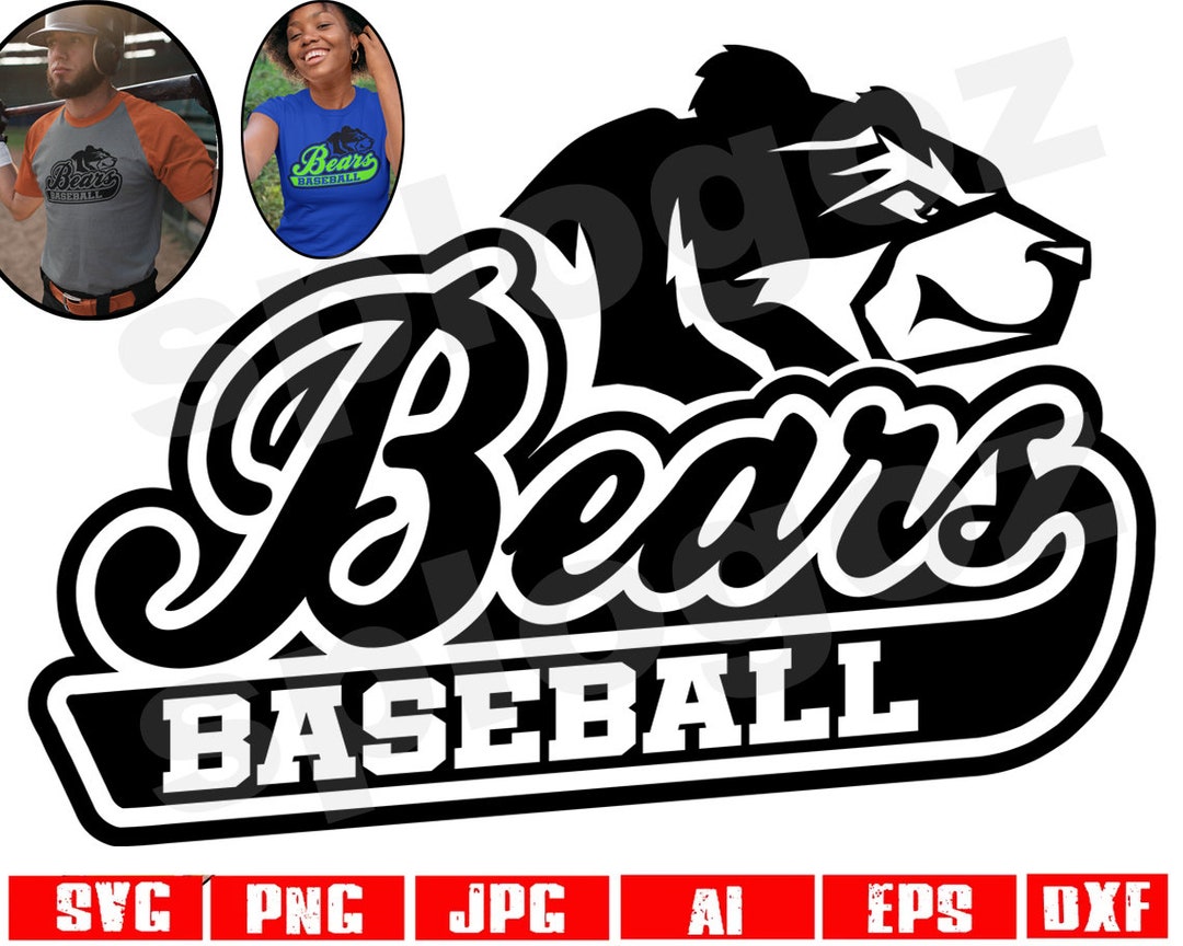Bears Baseball Svg Bear Baseball Svg Bears Baseball Png Bears Svg Bear ...