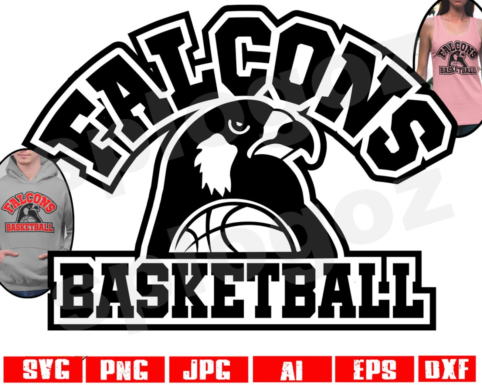 Falcons Basketball Svg, Falcon Basketball Svg, Falcons Basketball Png ...