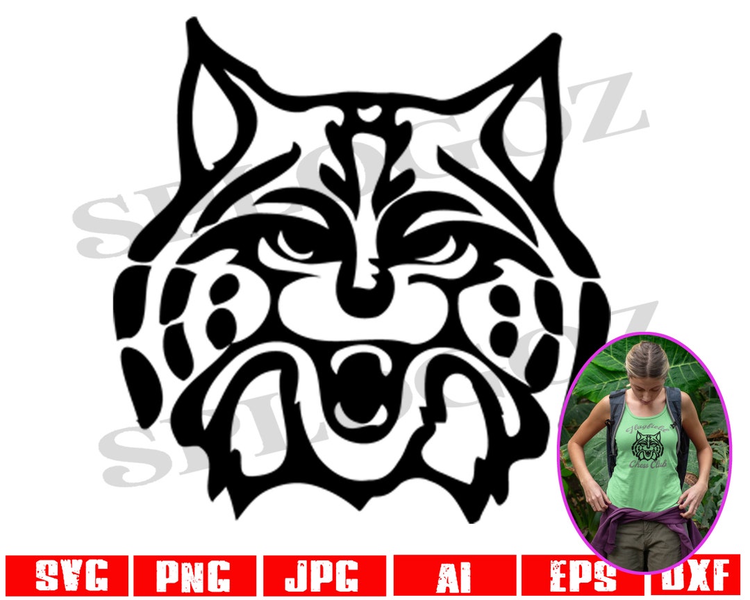 Wildcat Svg Mascot Cut File Cricut,cameo,sizzix,decal,stencil Jerseys ...