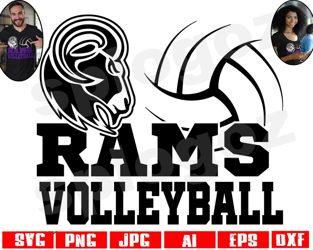 Rams Volleyball Svg Ram Volleyball Svg Rams Volleyball Png Rams Svg Ram ...