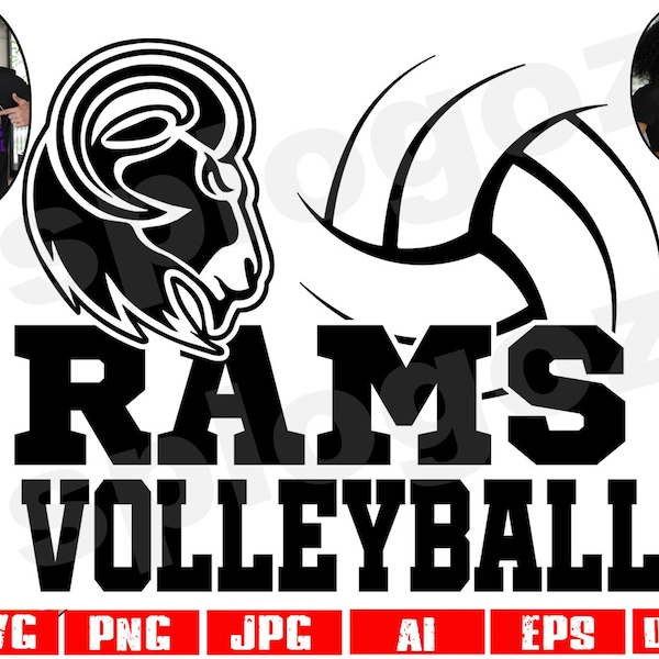 Rams Volleyball - Etsy
