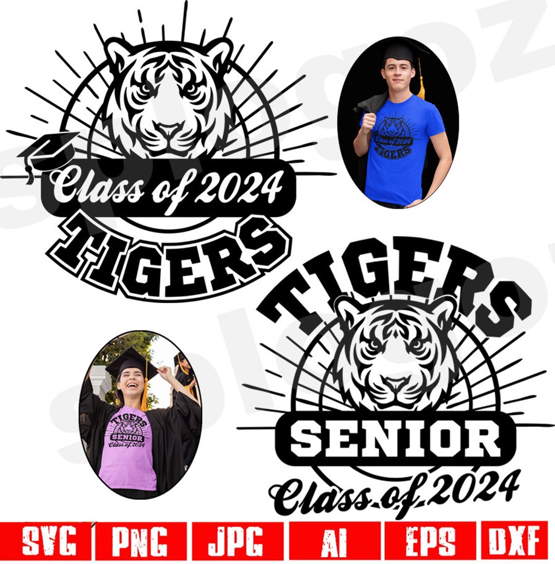Tiger Graduation Class of 2024 Svg School Graduation Shirt - Etsy UK