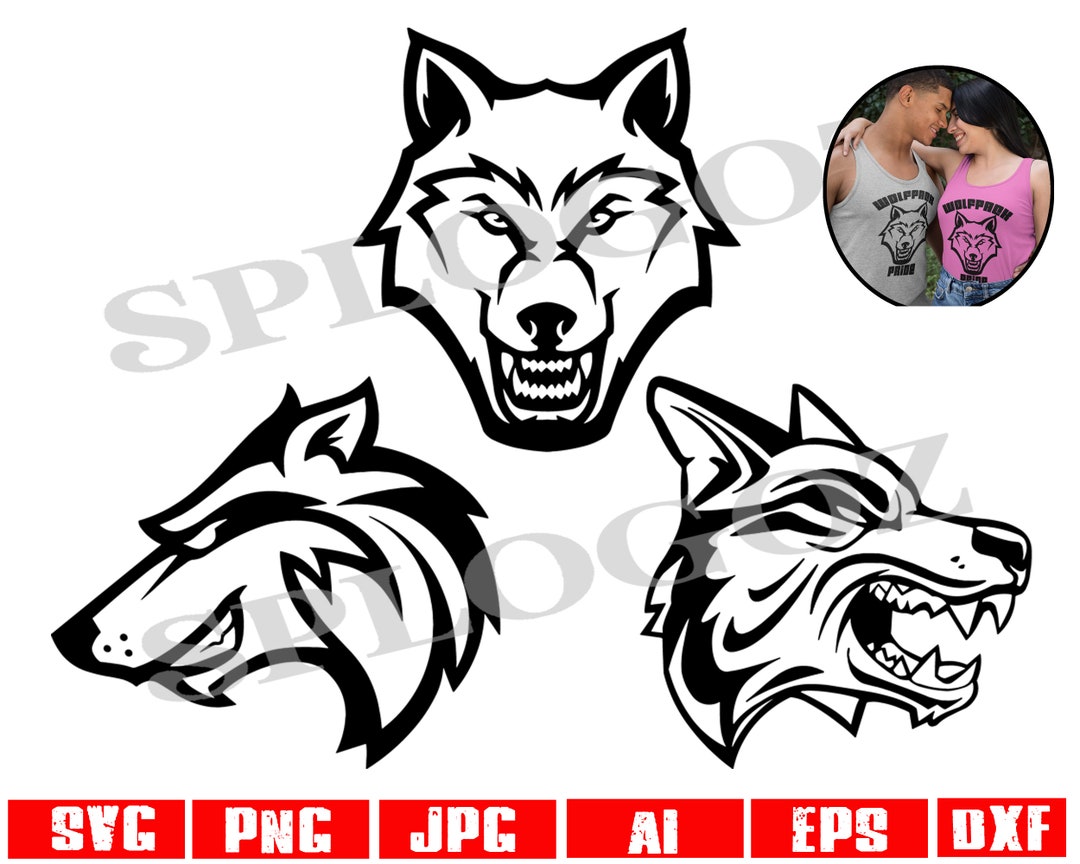 Wolfpack Svg, Lobos Svg, Wolf Pack Bundle Lobo Clipart Cut Vector Print ...