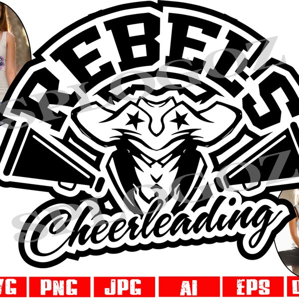 Rebels Cheerleading Svg - Etsy Ireland