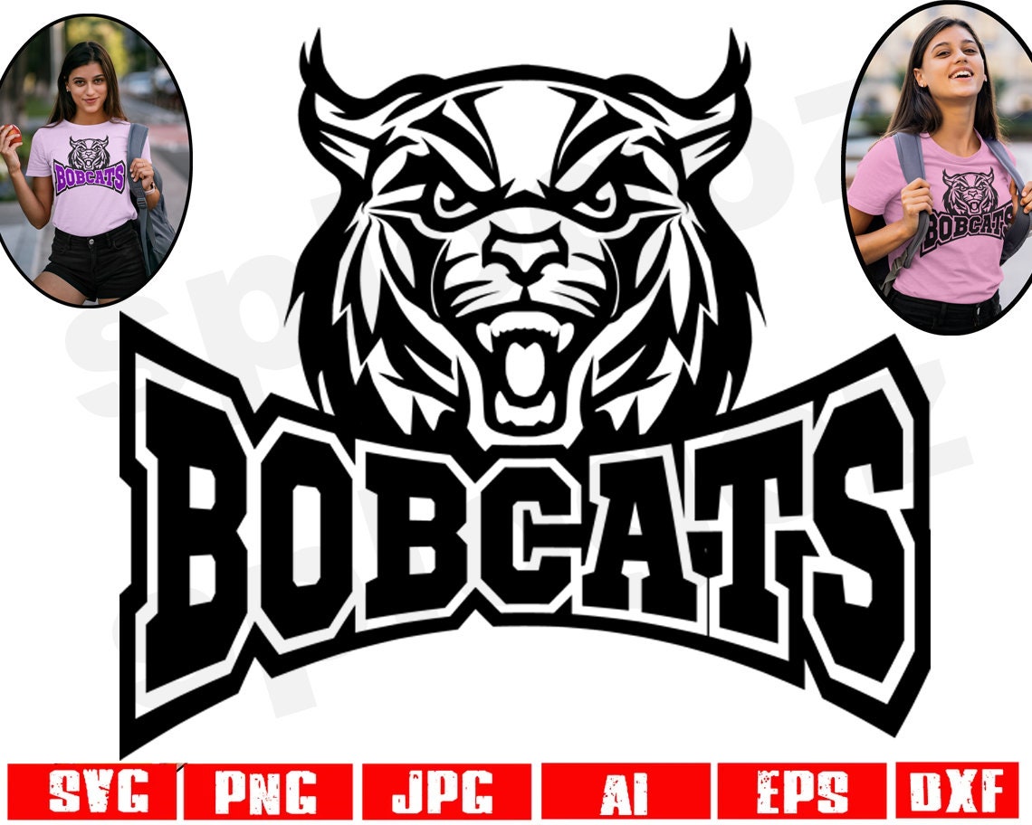 Bobcats svg Bobcat svg Bobcats png Bobcat png Bobcat mascot - Etsy México