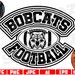 Bobcats Football Svg Bobcats Football Png Bobcat Football Svg Bobcats ...