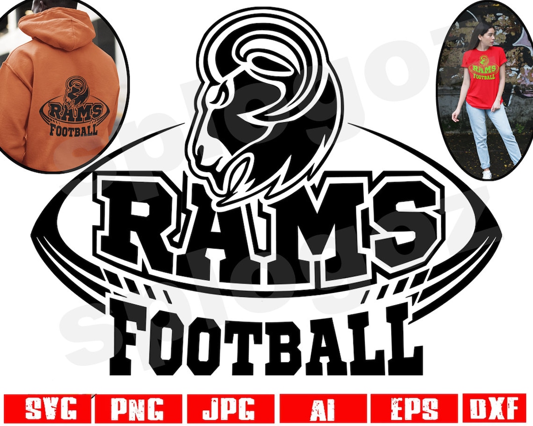 Rams Football Svg Ram Football Svg Rams Football Png Rams Svg Ram Svg ...