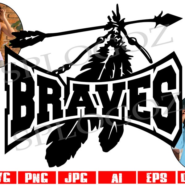 Brave Svg - Etsy