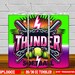 Thunder Softball Png, Thunder Custom Softball Logo, Sublimation Png ...