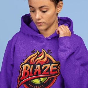 Blaze Softball Png, Blaze Design PNG, T-shirt Sublimation Png, Blaze ...