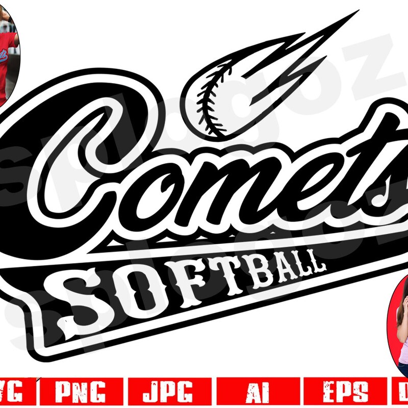 Comets Bow Svg - Etsy