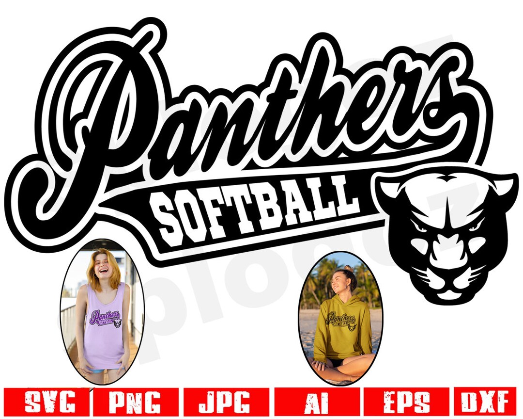 Panthers Softball Svg Panther Softball Svg Panthers Softball Png ...