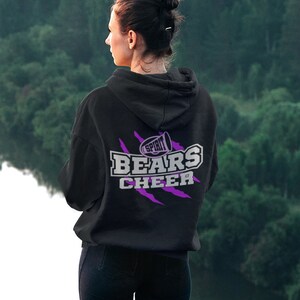 Bears Cheerleading Svg Bear Cheerleading Svg Bears Cheerleading Png ...