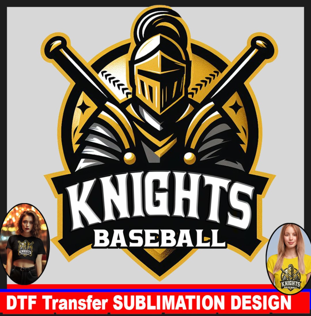 Knights Baseball Sublimation Png, Knights PNG, T-shirt Sublimation Png ...