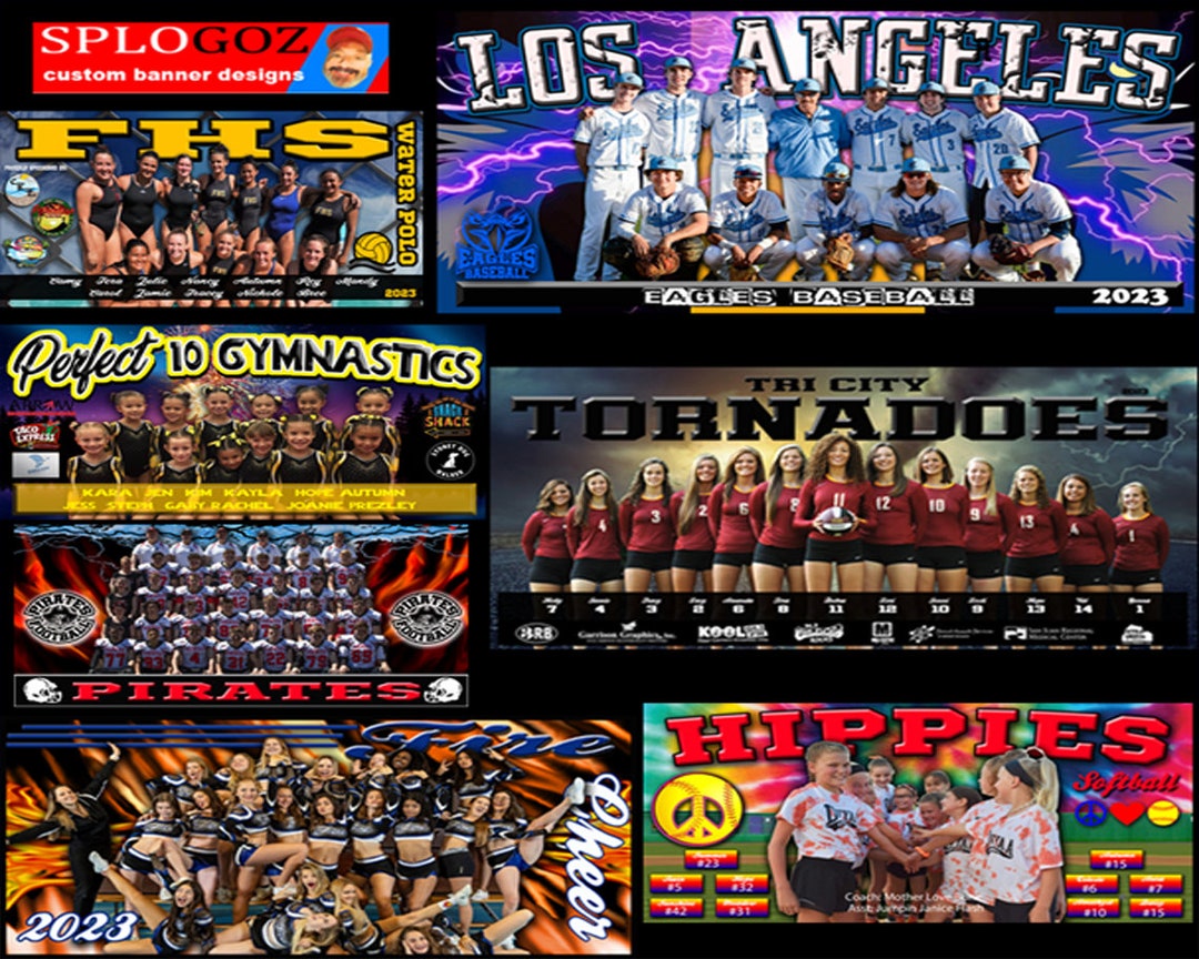 Team Sports Banner Custom Banner Sports Banner Sport Graphic Design All ...