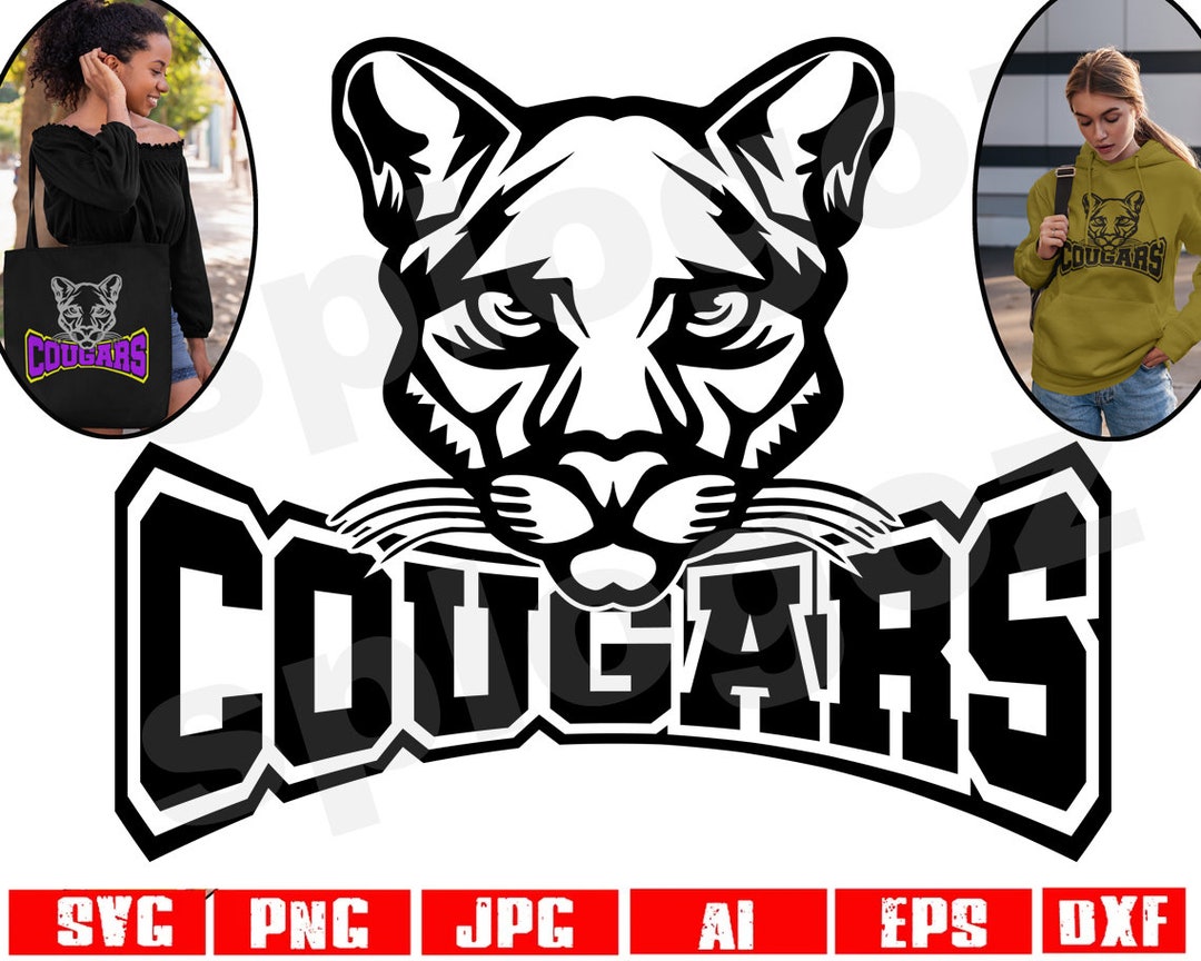 Cougars Svg Cougar Svg Cougars Mascot Svg Cougar Mascot Png Cougars ...
