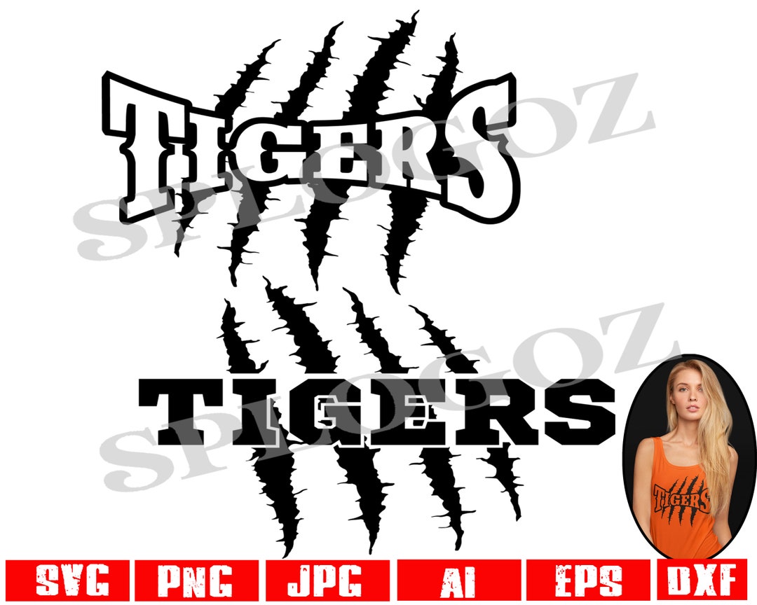 Tigers Svg, Tiger Scratches Cut File, Tigers Svg, Cricut Silhouette ...