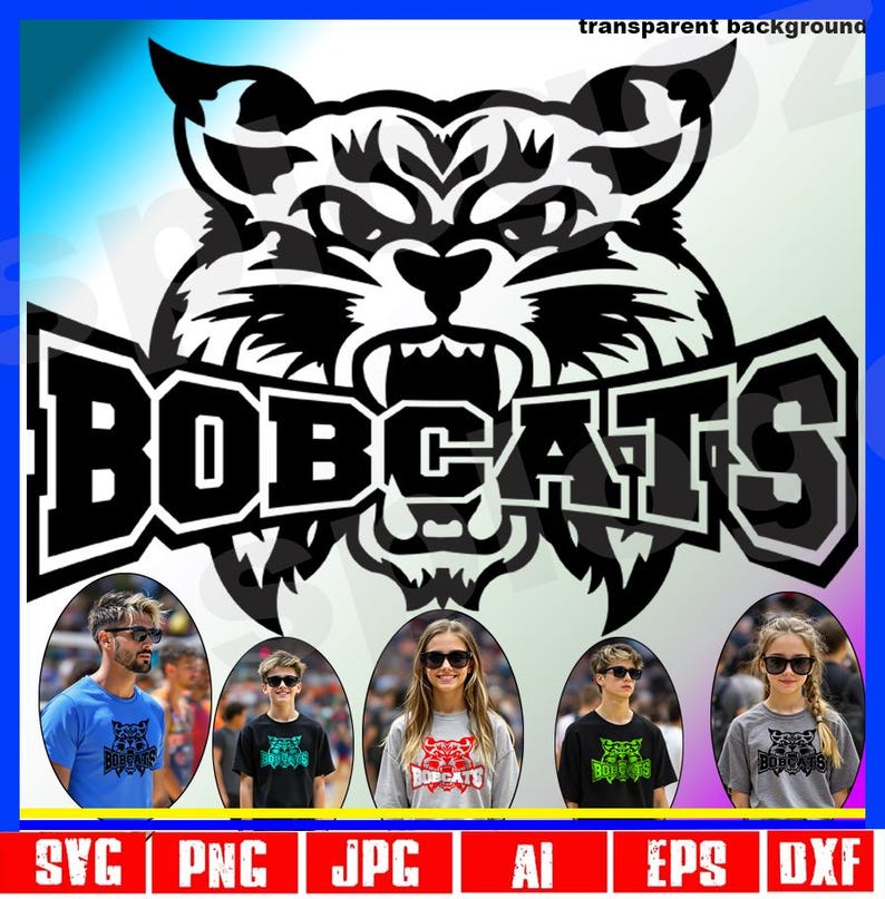 Bobcats Svg Bobcats Png Bobcats Mascot Svg Bobcats Basketball Bobcat ...