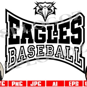 Eagle Baseball Svg, Eagles Baseball Svg , Eagle Svg, Eagles Svg, Sports ...