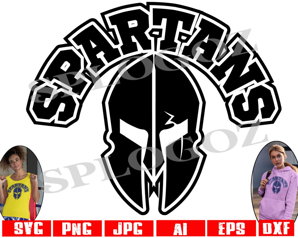 Spartans Svg Spartan Svg Spartans Mascot Logo School Spirit - Etsy