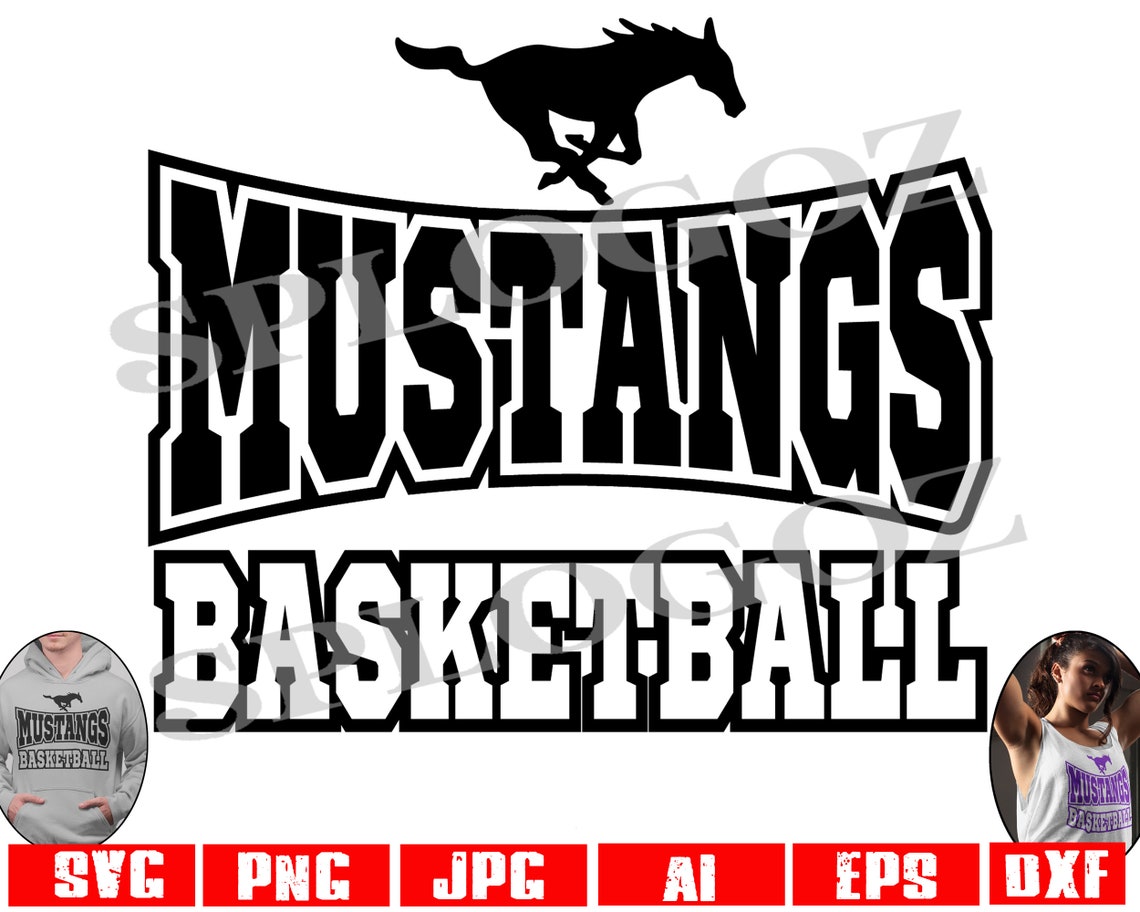 Mustangs Basketball Svg Mustang Basketball Svg Mustang Svg - Etsy